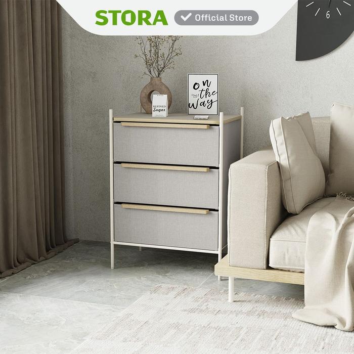 Jual Stora Moda Laci Penyimpanan 3 Tingkat - Cokelat Khaki Storage Box ...