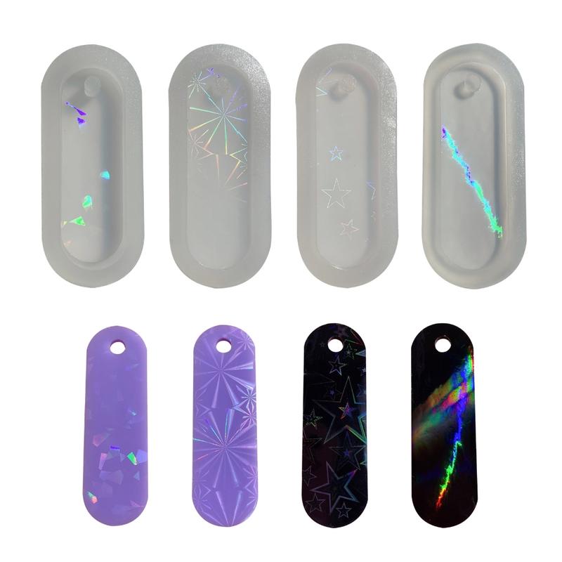 HENGy Light and Shadow Silicone Mold Rectangle Holographic DIY - TikTok ...