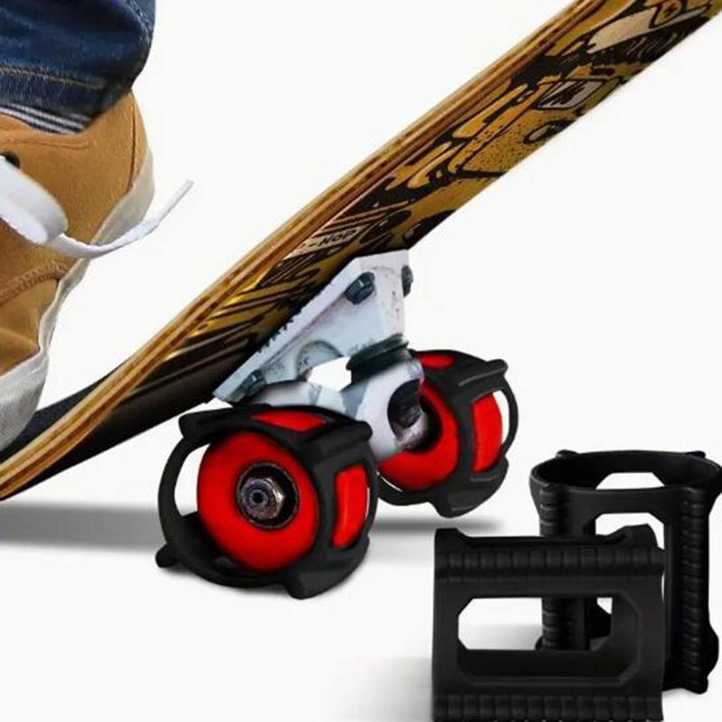 4Pcs TPU Skateboard Trainer Clips - Soft-Grip, Adjustable, Fun - TikTok ...