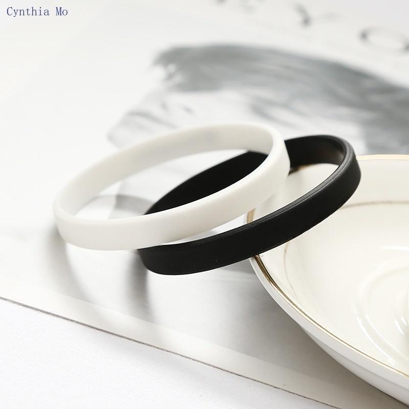 【Fulisa】(Bracelet carries letters)Simple Silicone Bracelet Fine ...