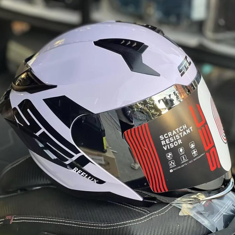 SEC REFLUX HALF-FACE HELMET - TOP QUALITY - TikTok Shop Philippines