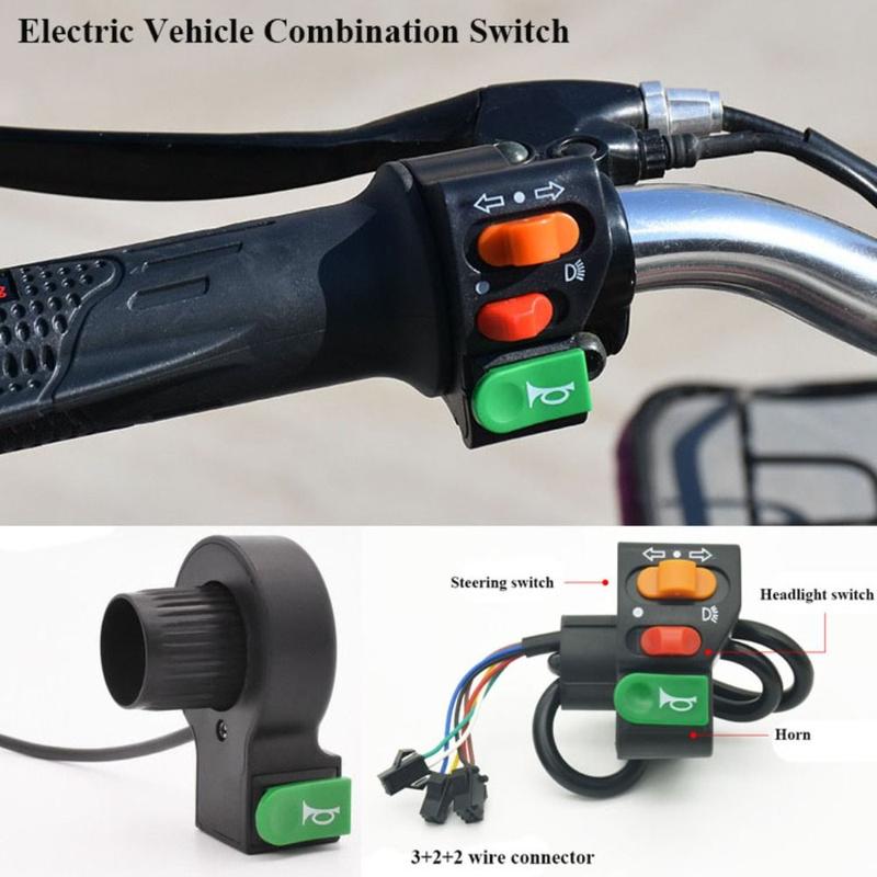 New Plastic Combination Switch Black 2 Styles Turn Signal Switch ...