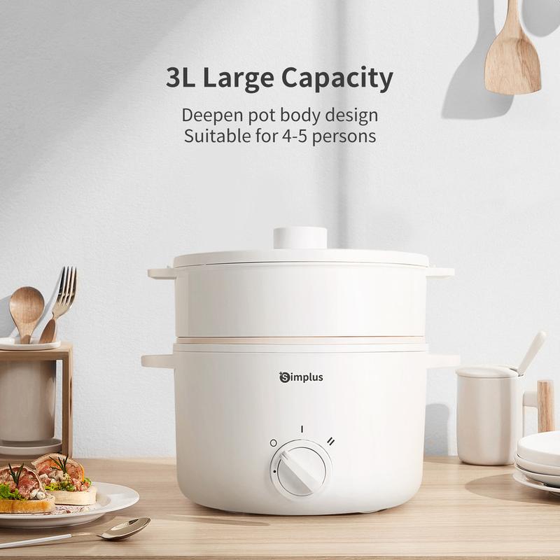 Simplus Electric Cooker With Steamer Multicooker Hot Pot Frying ...