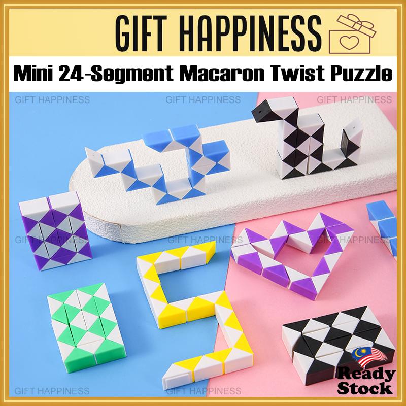 Mini Macaron 24-Segment Twist Puzzle Toy – Fidget Toy|Birthday - TikTok ...
