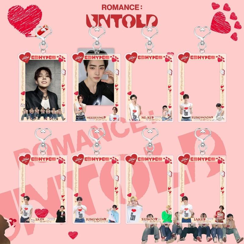 Kpop ENHYPEN New Album 3 Inch Acrylic Insert Card Standing Card ...