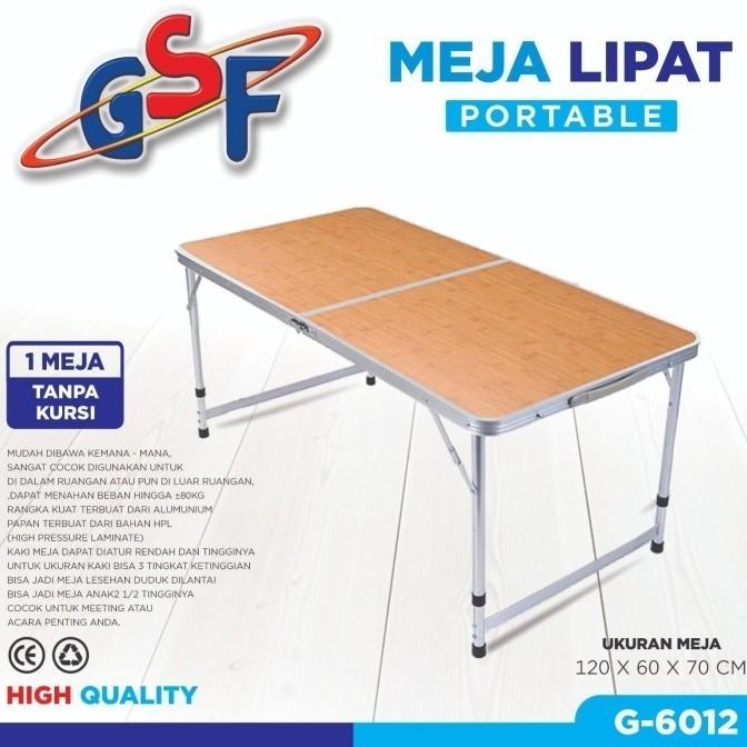 Meja Lipat Portable Outdoor Untuk Jualan GSF 6012 - Shop | Tokopedia