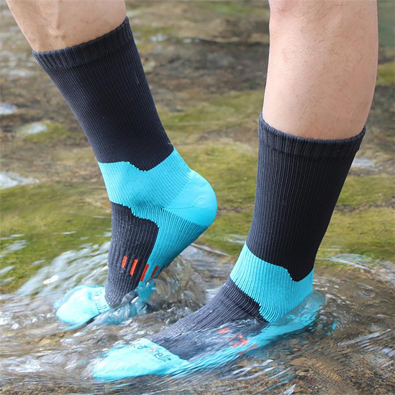 [EN] 1 Pair Waterproof Socks Elastic Breathable Mid-Tube Sof - TikTok Shop Singapore