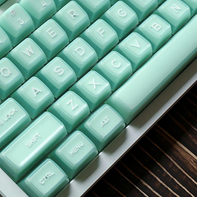 New Jade Key Cap Set- 142 Keys RSA Profile Shine Through Keycaps ...