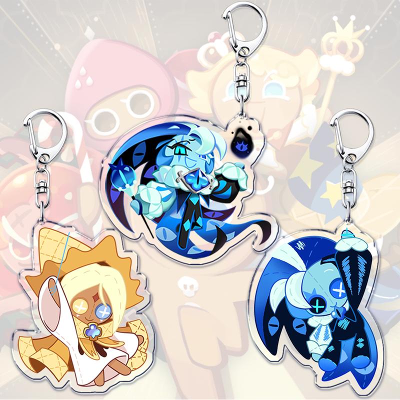 Popular Game Cartoon Cookie Chibis Keychains for Accessories - TikTok Shop