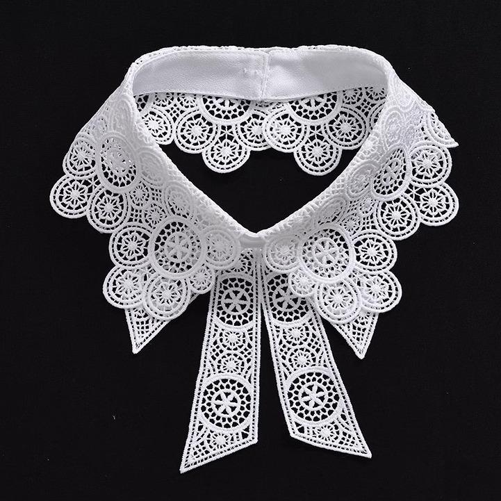 Lace casual style versatile butterfly fake collar simple black - TikTok ...