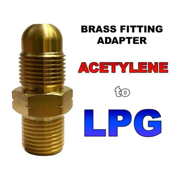 ACETYLENE TO LPG ADAPTER FITTING FOR CUTTING & WELDING OUTFI - TikTok ...