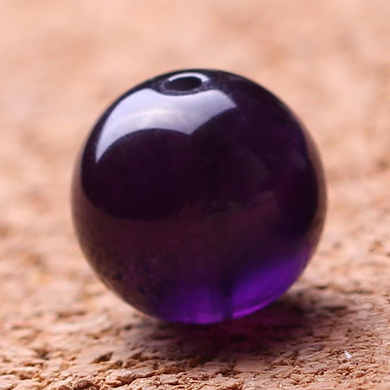 5A Natural Uruguay Amethyst Single Bead DIY Beads Jewelry Making ...