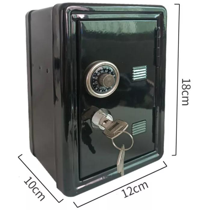 New Safe Security Metal Money Savings Saving Box 2 Keys Deco - TikTok ...