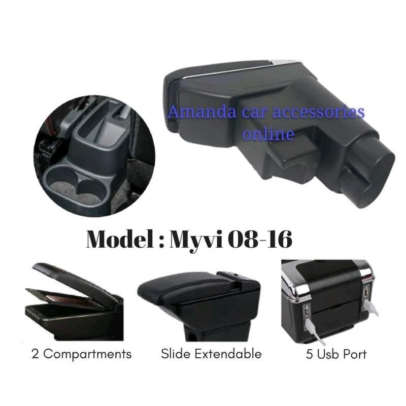 myvi car armrest / Myvi 2006-2017 / Myvi 2018 - 2022 / Myvi kereta ...