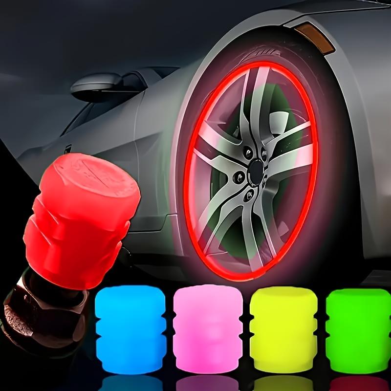 4-Pack Luminous Hex Tire Valve Cap, Suitable for Cars, Bicycles ...