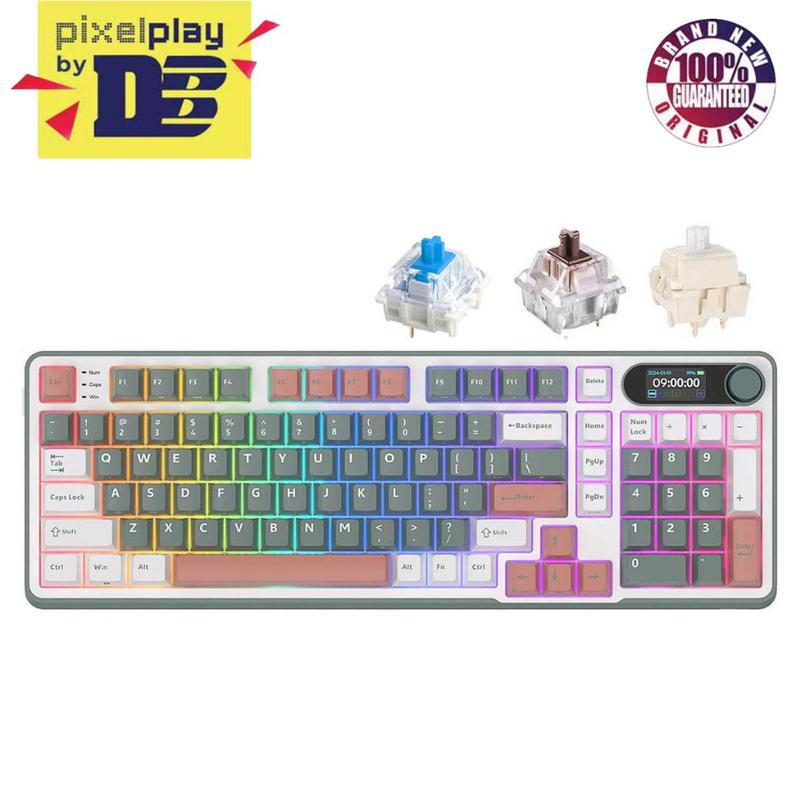 Royal Kludge RK-S98 Tri-Mode RGB 98 Keys Hot Swappable Mechanical ...