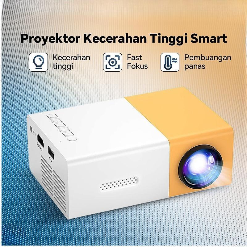 YG300 Mini Proyektor Portable Proyektor Home Theater Cinema Media ...