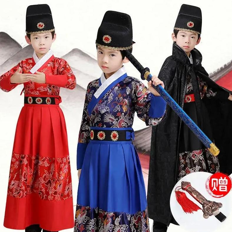 Ready Stock! Children's Flying Fish Suit Ancient Clothes Fou - TikTok ...