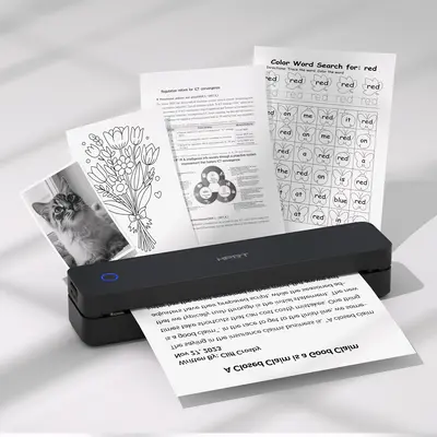 Mini Thermal Printer Bluetooth Portable Thermal Printer - Bluetooth ...