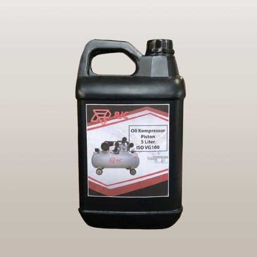 Jual RJC Oli kompresor angin piston 5 Liter ISO VG100 oil compressor 5L ...