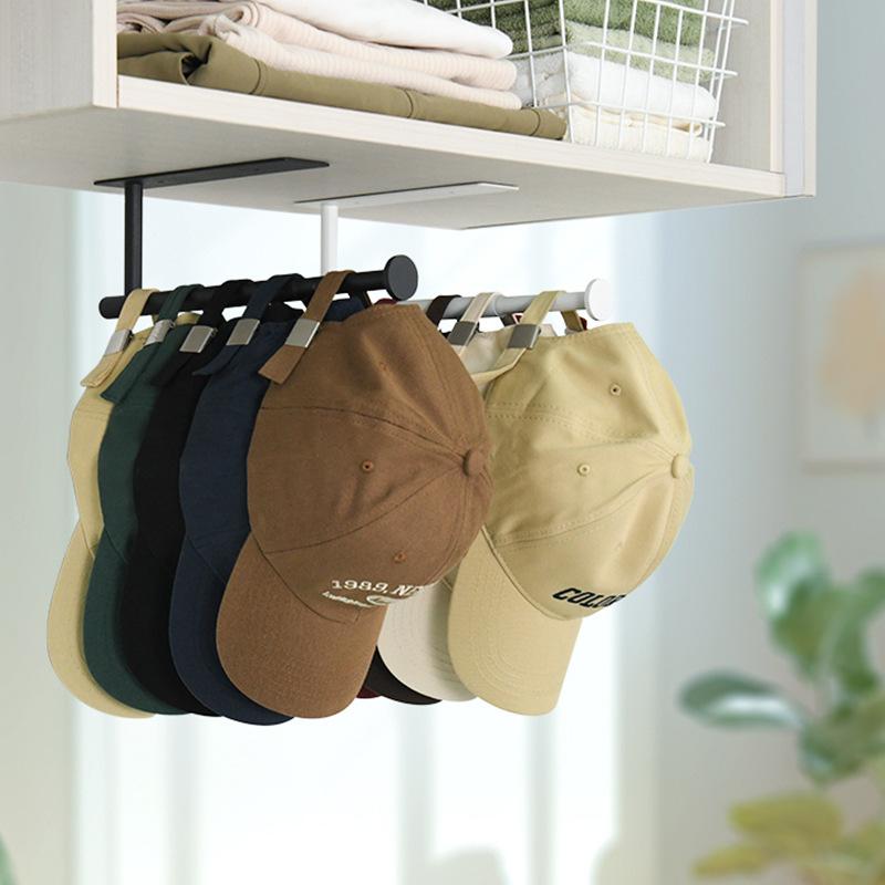 Rak Penyimpanan Topi Boleh Tarik, Merentas Sempadan, Tanpa Gerudi ...