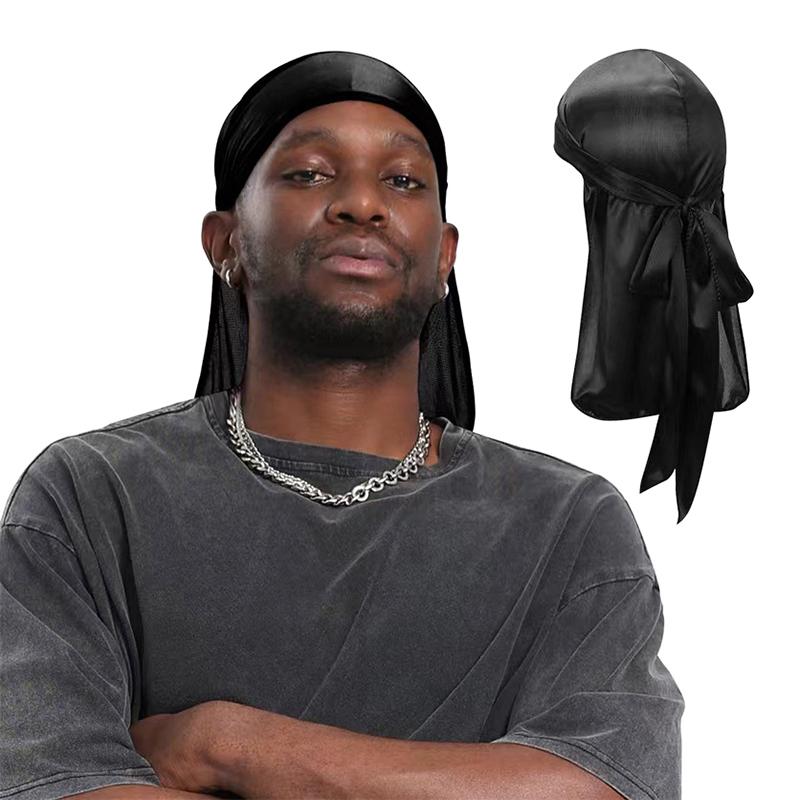 Long Tail Unisex Adult Satin Doo Rag Durag Bandanas Cap Pirate - TikTok ...
