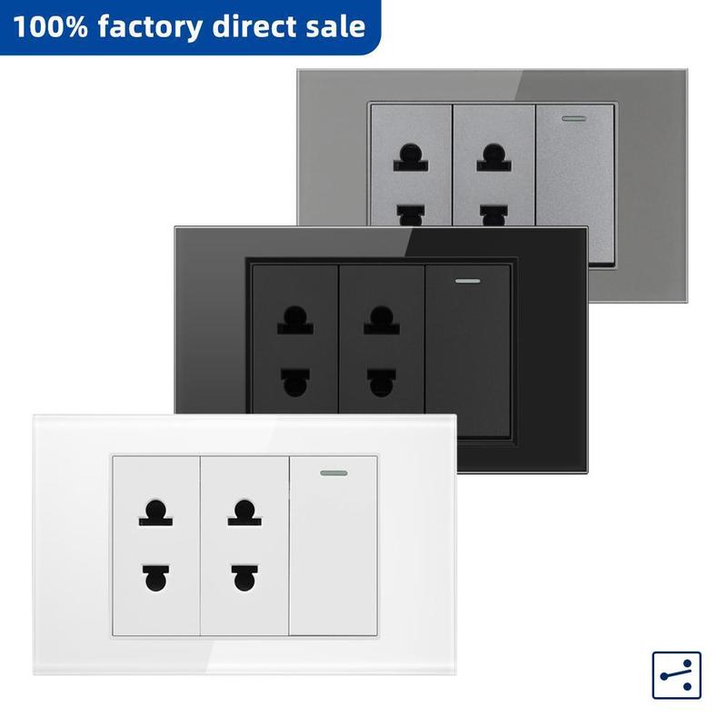 VISWE 16A Universal Wall Outlets and Button Switch 1gang 2way, - TikTok ...