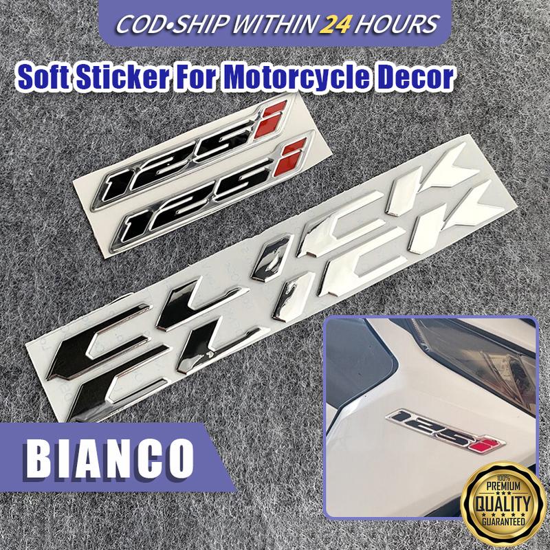 2pcs Motorcycle Sticker 3d Honda Click 125i 150i Sticker Log - TikTok ...