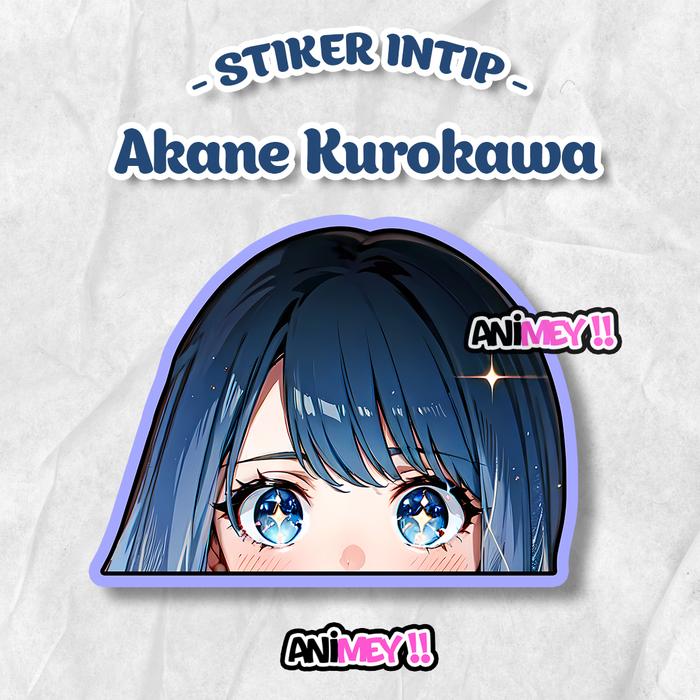 Jual Stiker Intip Akane Kurokawa / Sticker Anime Waterproof - 2, MEDIUM ...