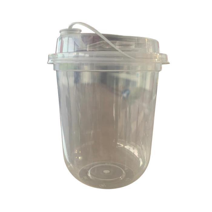 Jual Kemasan Cup Thinwall PP injection Oval 12 oz (380 ml) + Tutup ...