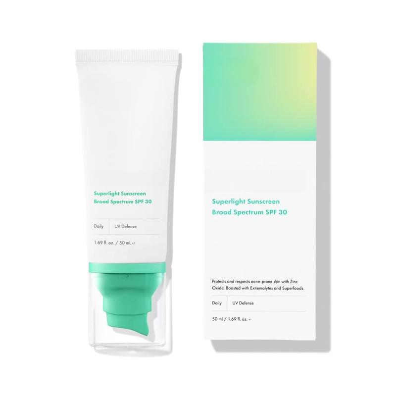 Superlight Sunscreen SPF 30 - Everyday SPF 30 for Acne-Prone Skin with ...