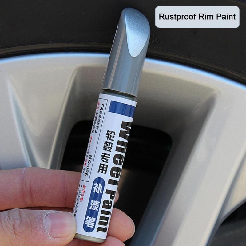 Peoincin Rustproof Rim Paint Car Rim Touch-up Paint Pen Kit Easy ...