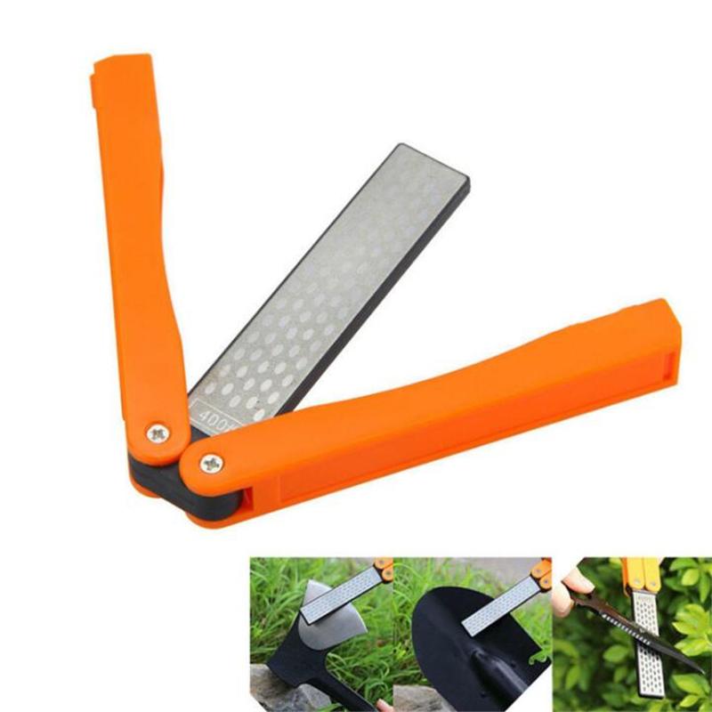 New Double Sided Folded Pocket Sharpener Diamond Knife Sharpening ...
