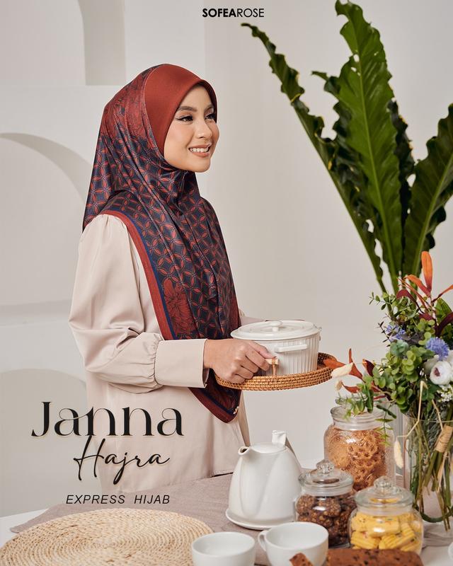 SofeaRose Janna Hajra Espress Hijab Series - TikTok Shop Malaysia