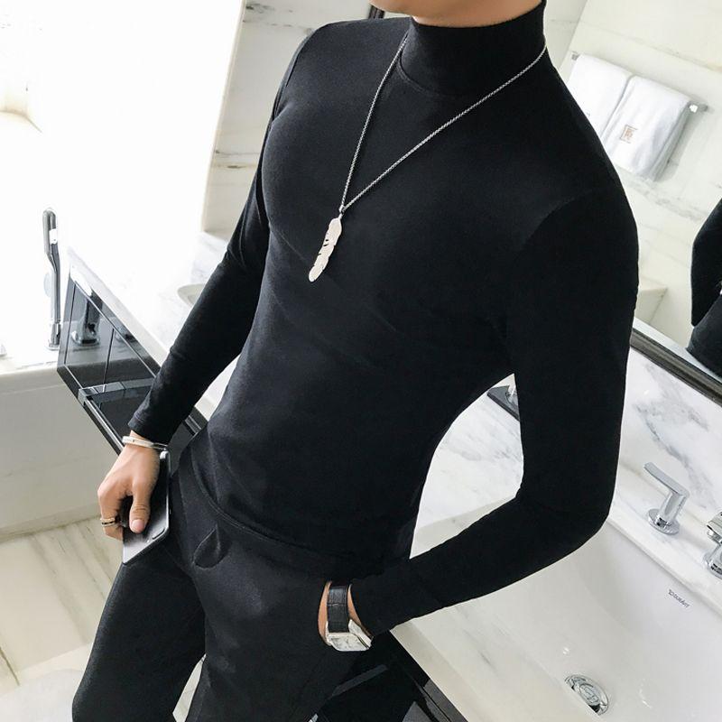 Kemeja-T Turtleneck, Jenis Nipis Musim Luruh dan Musim Sejuk - TikTok ...