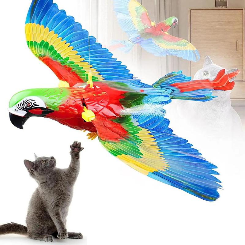 Simulation Bird Electronic Flying Eagle Toy Flying Bird Flashing ...