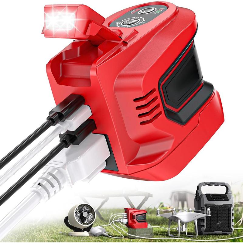 200W Milwaukee 18V Inverter: 110 - 120V, 2 USB, Type-C, AC - TikTok Shop