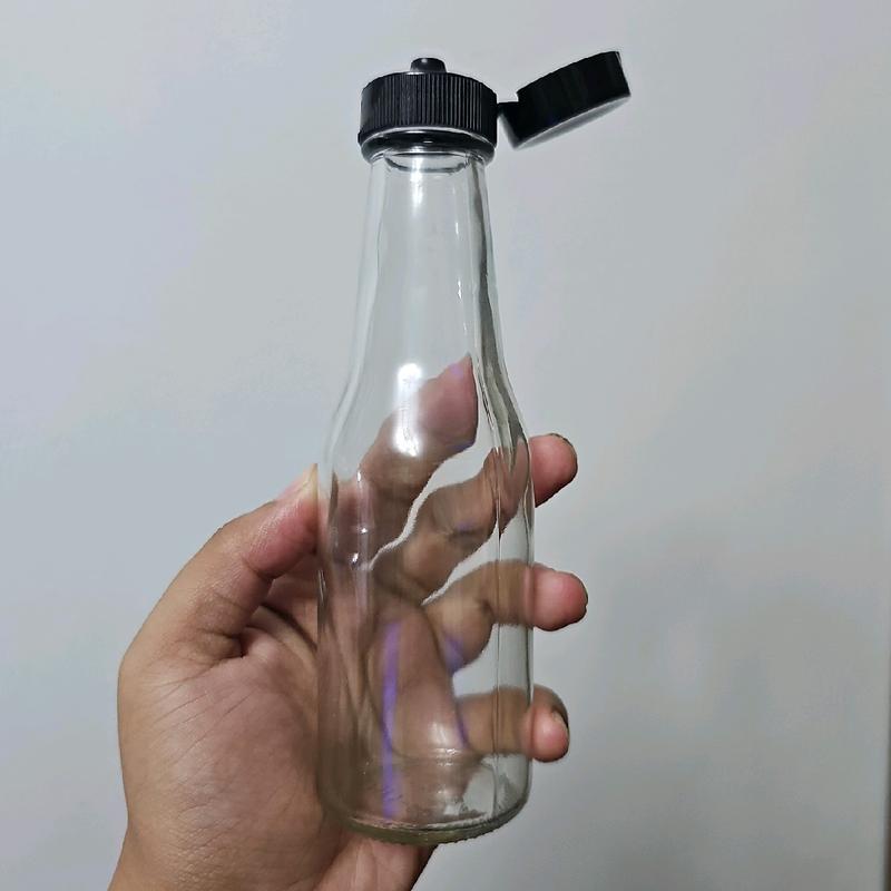 150 ML M7314 - 24 pcs - 5oz Bottle Bote Sauce Glass FREE Plastic ...