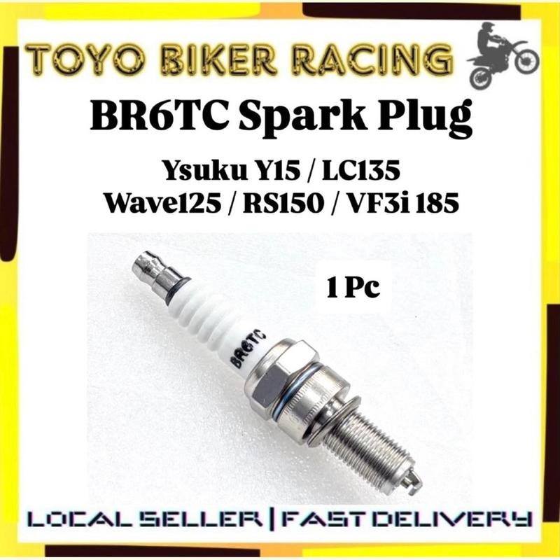 BR6TC Spark Plug 1Pc Ysuku Y15 ZR Y15ZR Y15Z LC135 135LC LC 135 ...