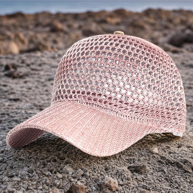 [Breathable Mesh Cap] Adjustable Breathable Mesh Women's Baseball ...
