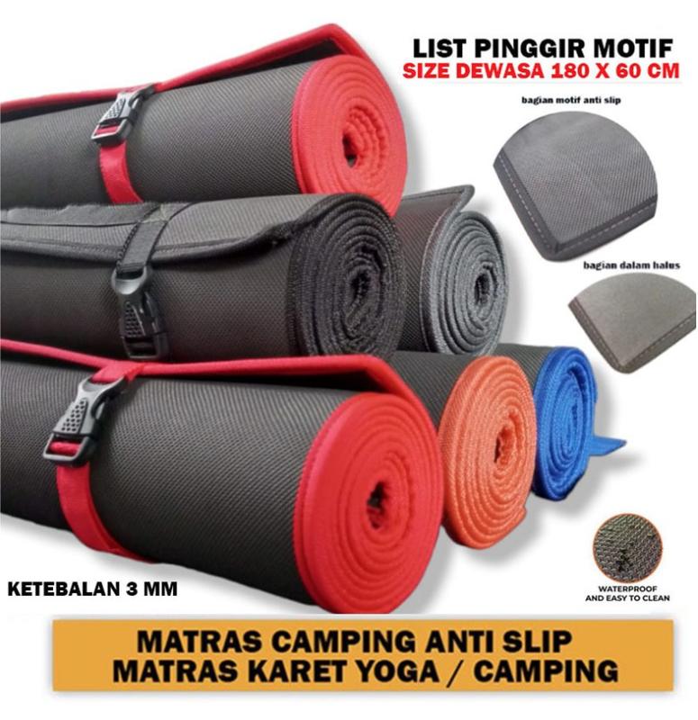 Matras Camping Size 180 x 60 cm Anti Slip - Matras yoga - Matras ...