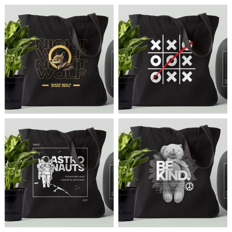 (Ready Stock) Canvas Tote Bags Tuition Students Bags - TikTok Shop Malaysia