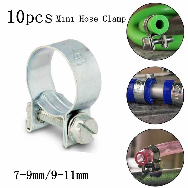 Petrol Pipe Clips 10 Pcs Stainless Steel Mini Hose Clips Nut - TikTok ...