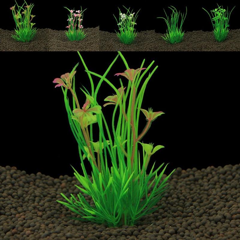 aquarium decorations Underwater Weed 13cm Artificial Aquariu - TikTok ...