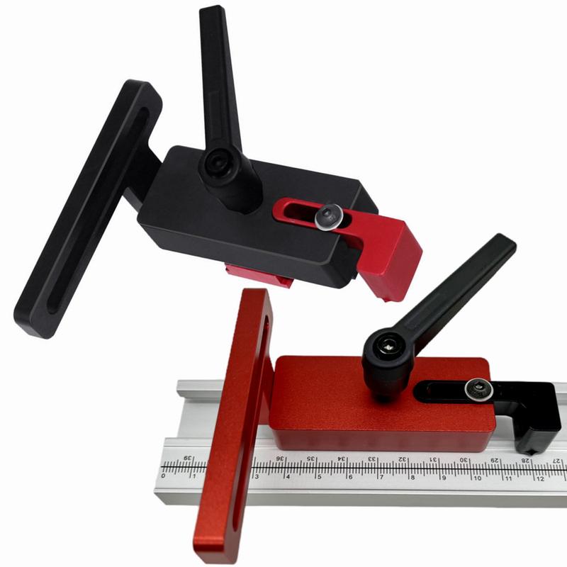 45 Type Miter Track Stop, T-Track Woodworking Limiter Adjustable ...