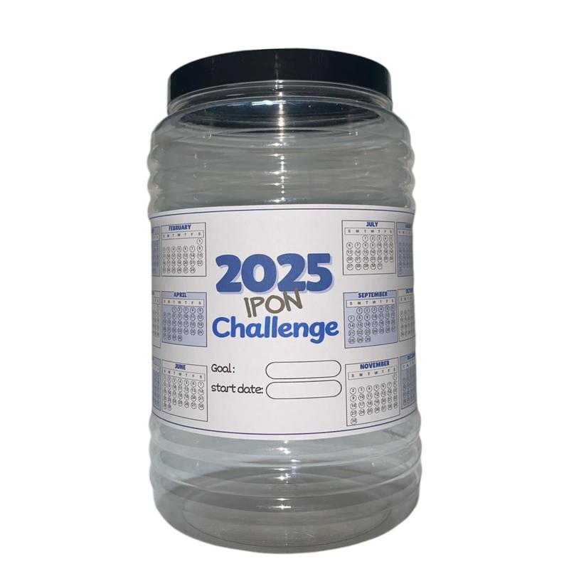 Jar Big Size Alkansya Ipon Challenge Design NEW YEAR 2025 - TikTok Shop ...