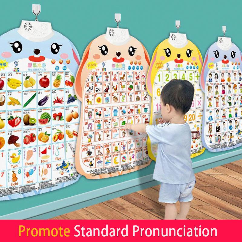 Pinyin Alphabet Children's Audio Wall Chart Early Education Vocal ...