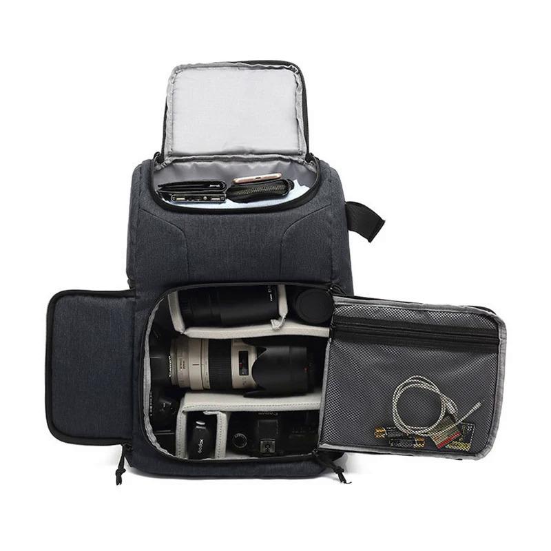Waterproof Camera Bag Photo Cameras Backpack Laptop Portable Travel ...