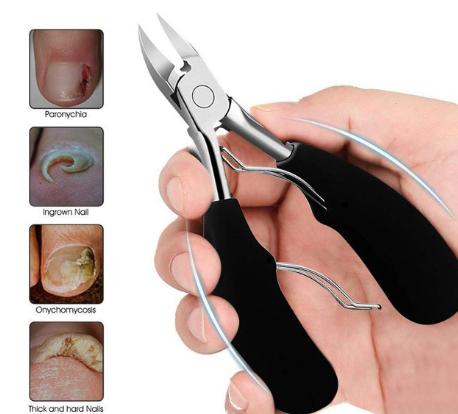 Stainless Steel Nail Clipper Heavy Duty Toenail Fingernail Clippers ...