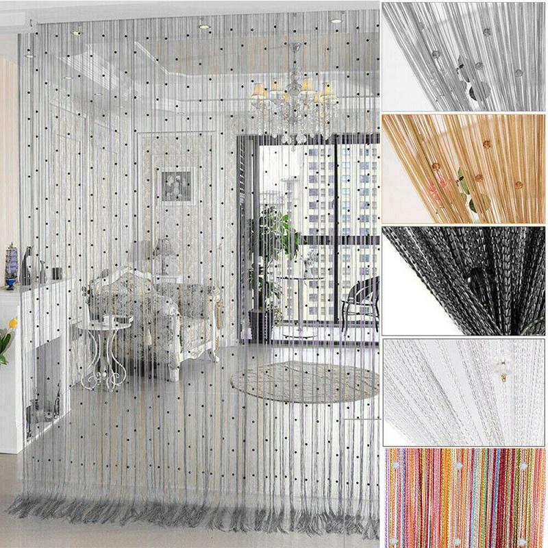 100*200cm Window Curtain Crystal Acrylic Beaded String partition ...